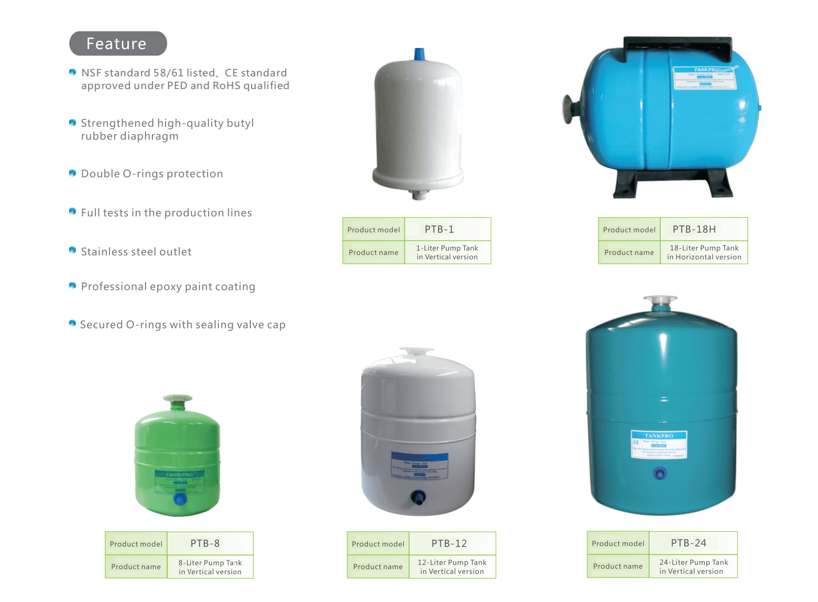 ptb-3 Steel pump tank